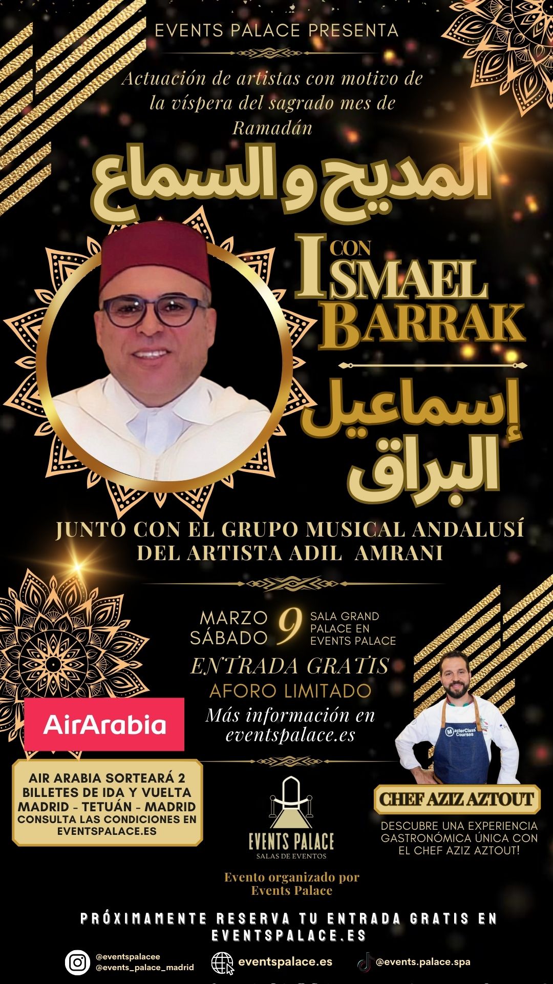 المديح و السماع con Ismael Barrak en Vísperas del Sagrado Mes de ...